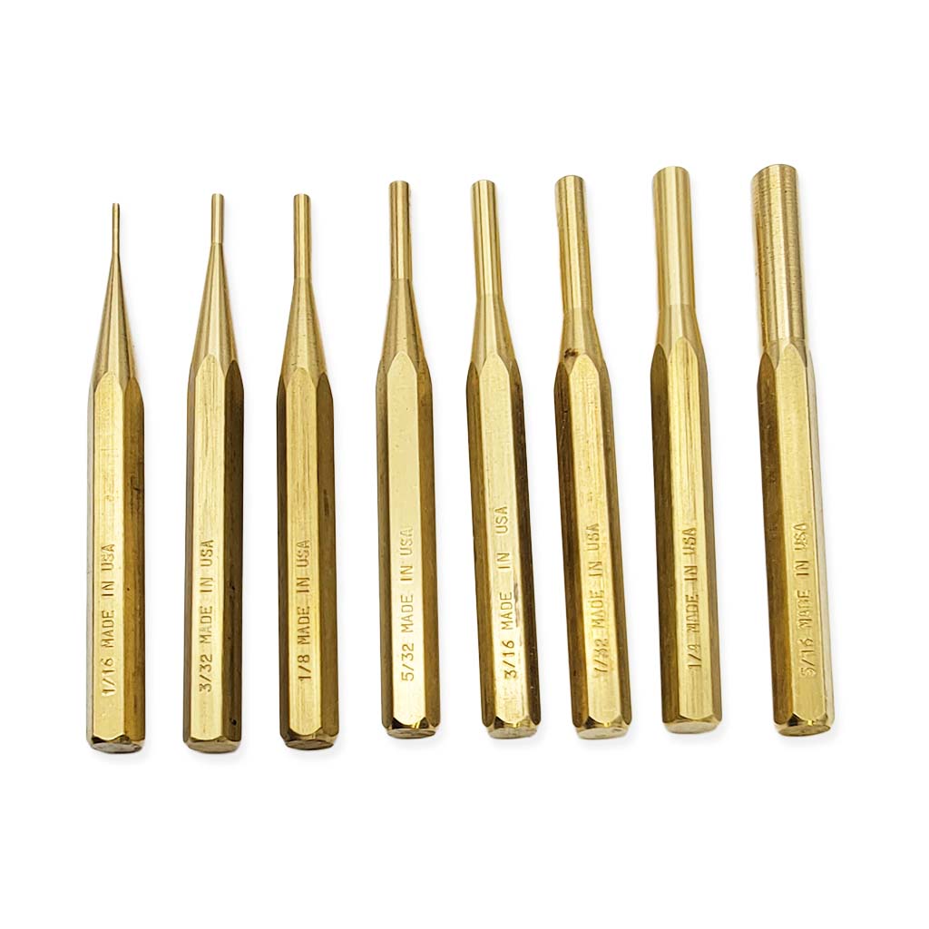 Jantz Solid Brass Punch Set - Jantz Supply